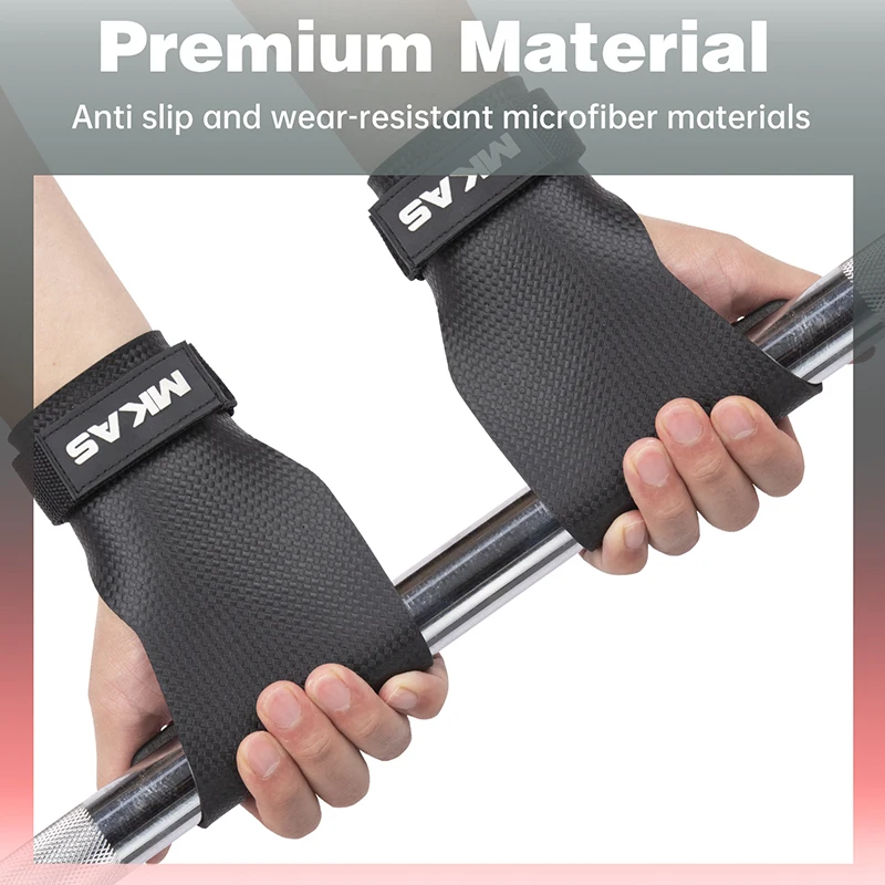 MKAS Fitness Weightlifting Gym Hand Grips for Gymnastic for Men and ...
