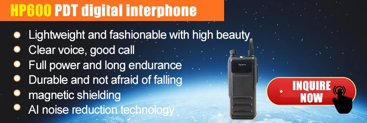 Hytera Pd56x Pd560 Pd562 Pd565 Pd566 Pd568 Rechargeable Handheld Universal Walkie Talkies Radio ...