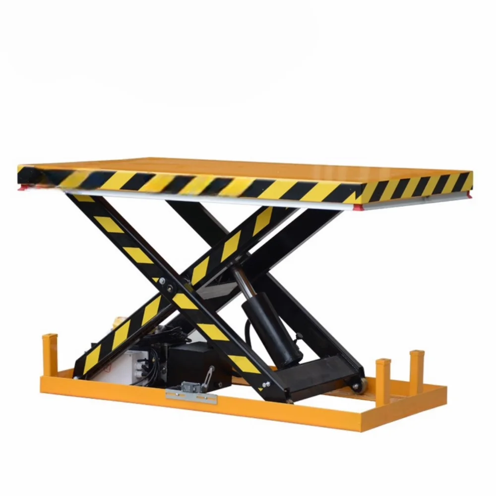 Customized 5 Ton X-lift Table Extension Ramp Hydraulic Stationary ...
