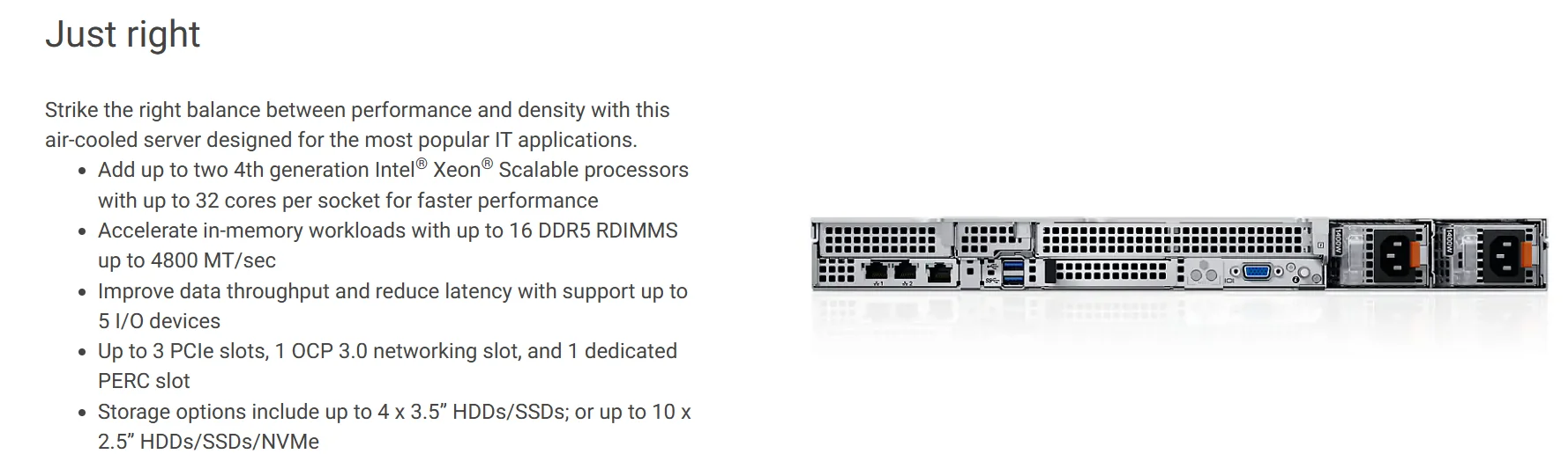 Dell Emc Poweredge R660xs Rack Server R660xs - Buy Server Dell,Dell ...