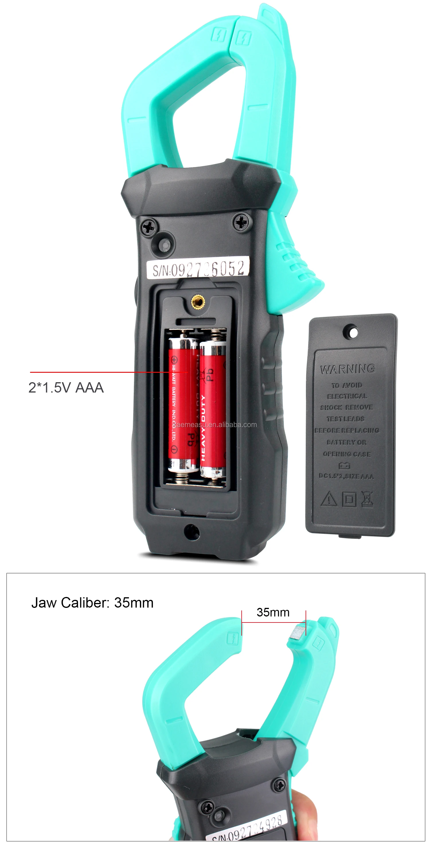 Mini Smart Clamp Meter Electric Multimeter Ncv 1000v 6000 Count ...