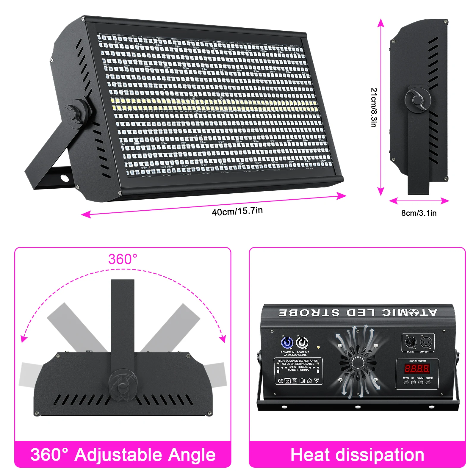 200W Led Rgb Bridge Dmx Building Facades Light for Stage Bar Clubnight ...