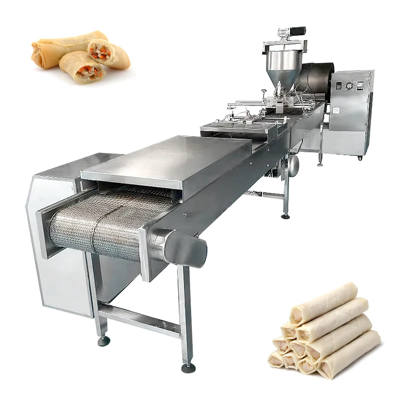 Automatic Egg Roll Machine Spring Roll Pastry Machine Making Spring ...