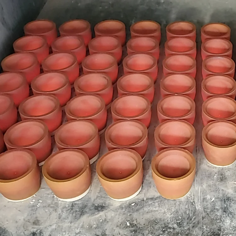 6a 7a 8a Magnesite Fire Clay Assay Cupels For Gold Assaying - Buy Fire ...