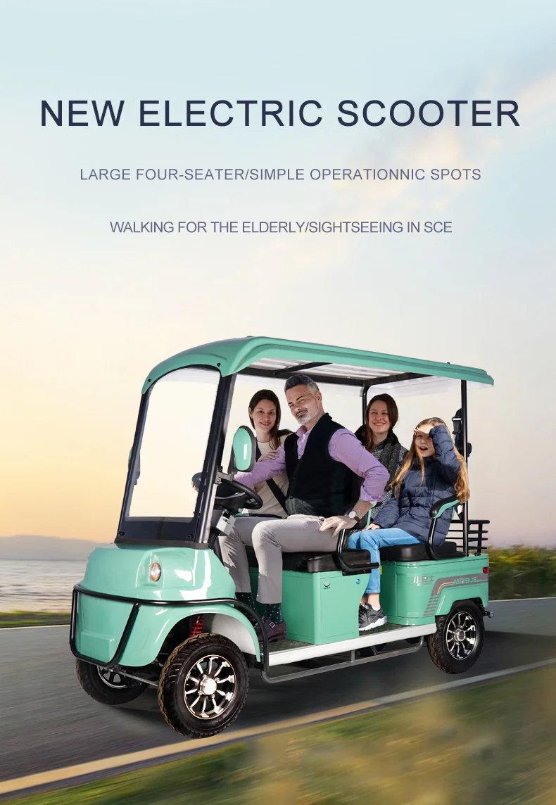 Minibusev M6 Scenic Electric Tour Car 4 6-seater Golf Cart Homestay ...