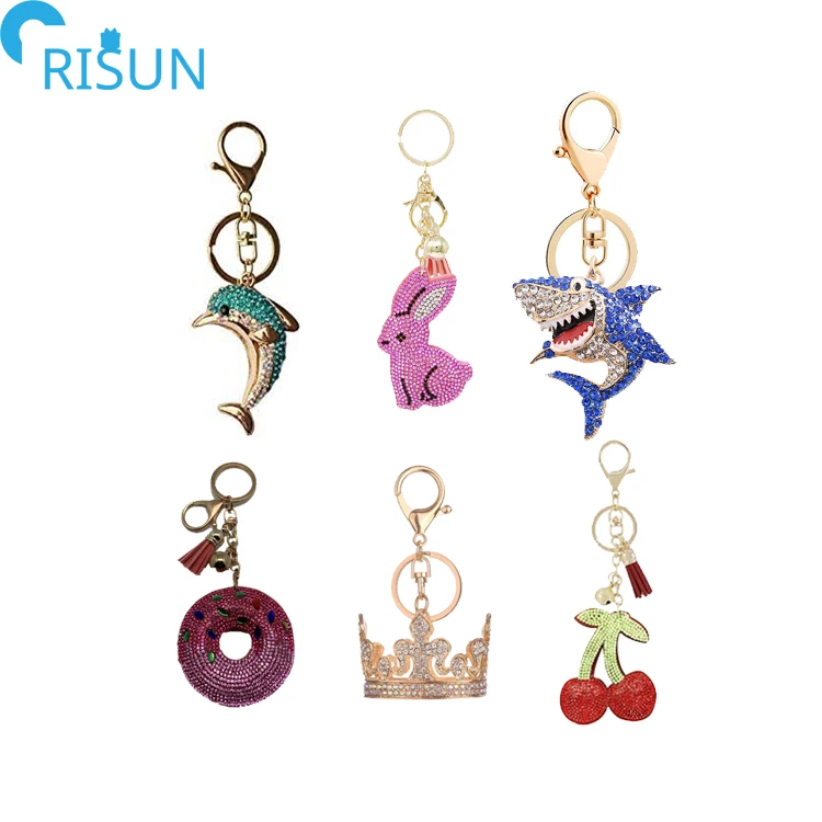Wholesale Cute Diamond Sparkling Rhinestone Animal Fruit Dolphin Crown ...