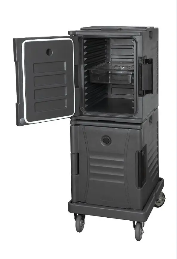 Food Carrier on Wheels - Insulated Double Ultra Pan Carts