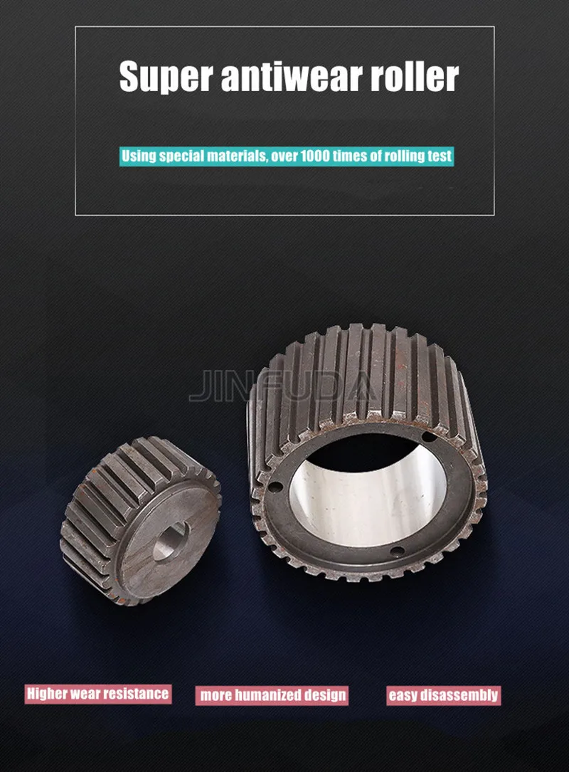 Model 300 Pressure Shaft Roller Shell Roller Skin Pellet Machine