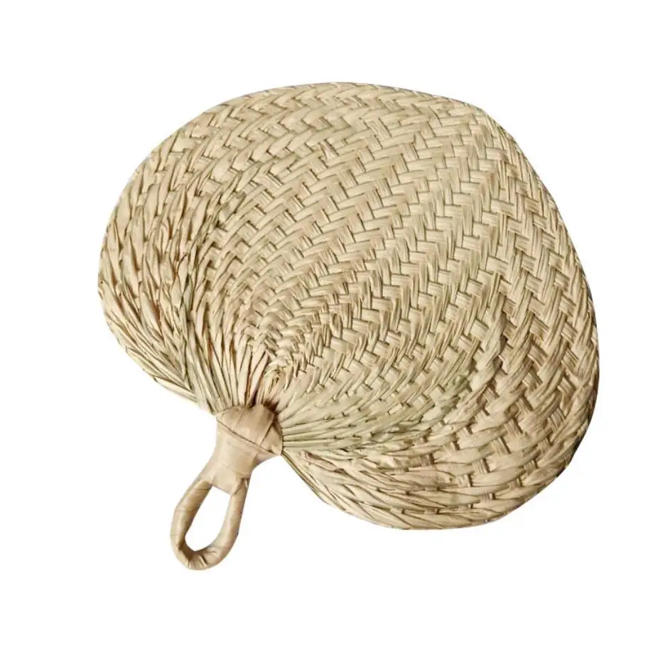 Eco-friendly Straw Fans - Perfect for Festivals & Weddings