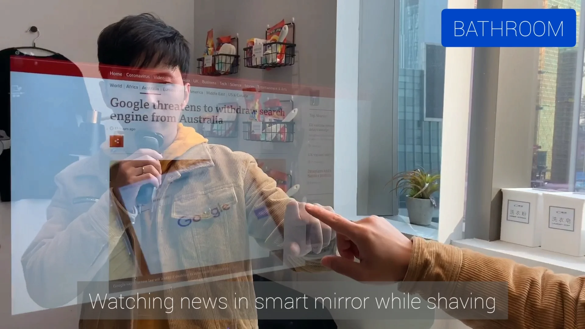 Bathroom Smart Mirror Android Touch Screen,Interactive Tv Mirror - Buy Interactive Mirror,Smart ...