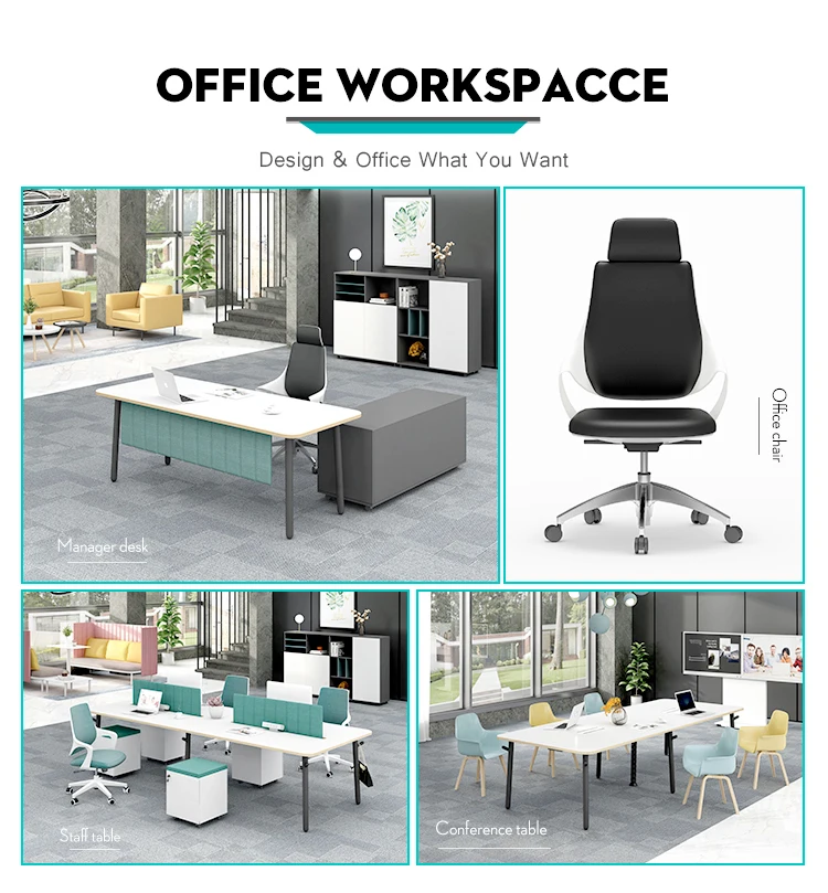 4 Person Ergonomic Smart Work Station Electric Height Adjustable ...