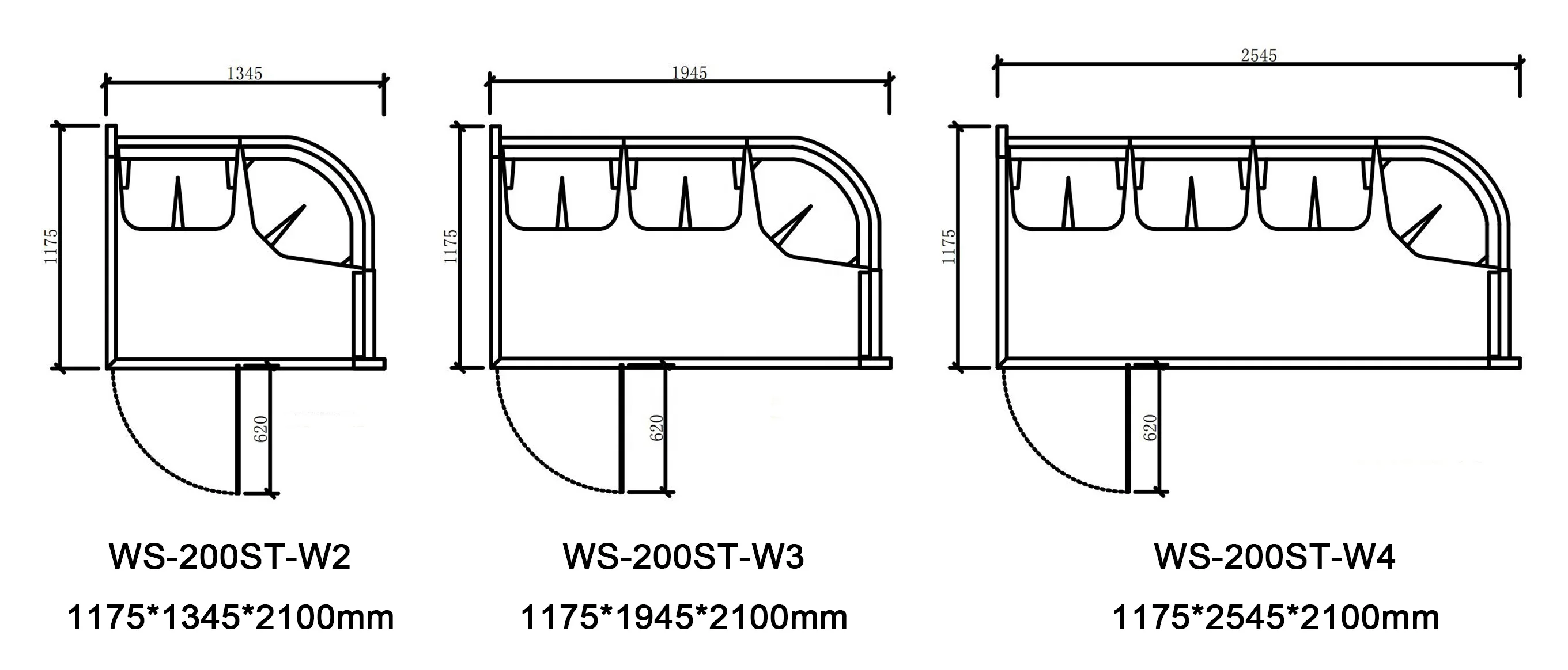 Wet Steam Sauna Room Sauna Steam Shower Bath Room Ws-200st-w/ws-200st-w2/ws-200st-w3/ws-200st-w4 ...