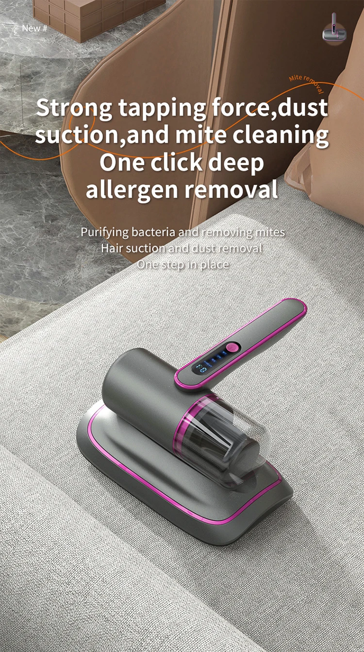 12000pa Cordless Anti Remover Mite Uv Wireless Dust Mite Controllers ...