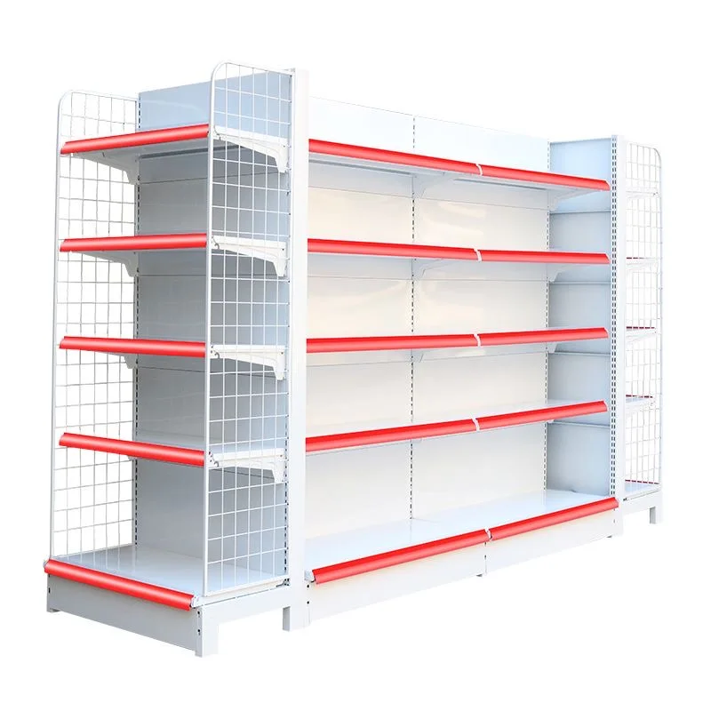 Custom Gondola Shelving Double-Sided Supermarket Shelves Display ...