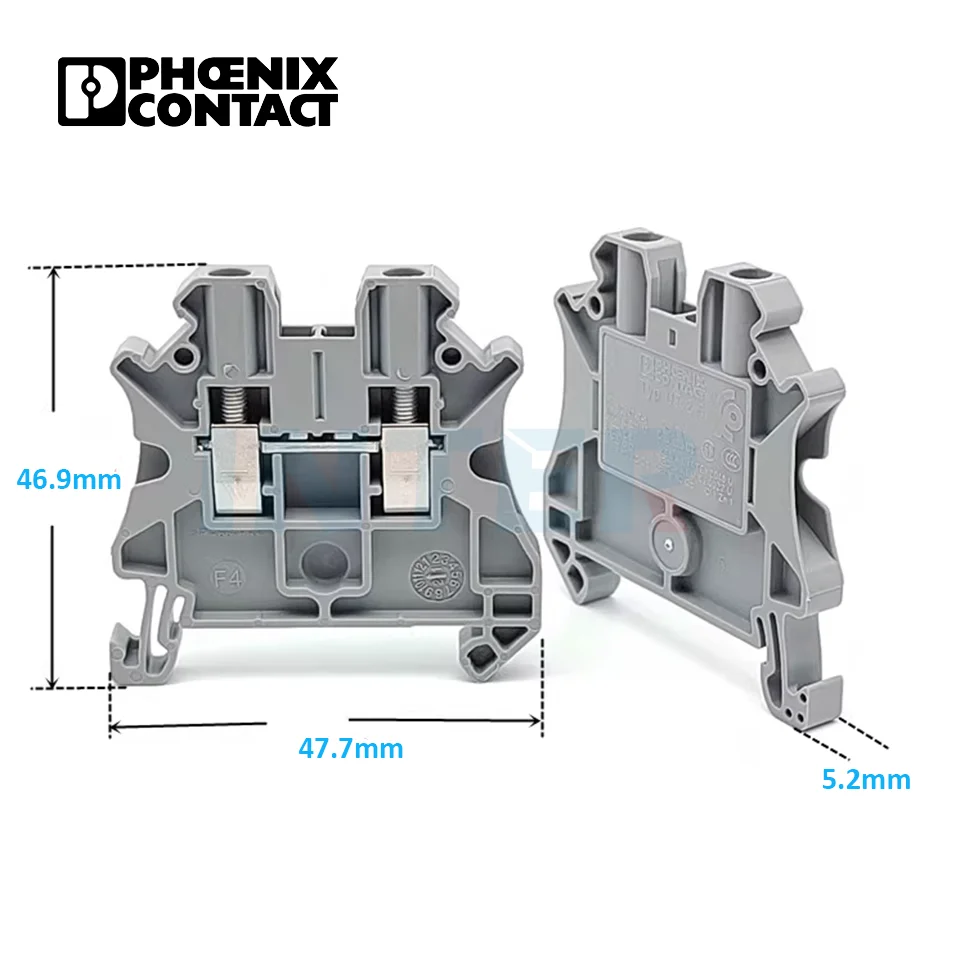 3044076 UT 2,5 UK universal modular Feed-through terminal block Din ...