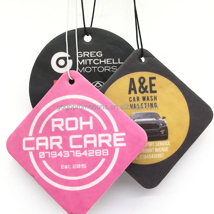 Customized Car Shaped Design Paper Air Freshener Promotional Paper Car ...
