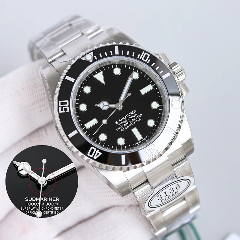 Branded Logo Stainless Steel Bracelet Black Face Time Only No Date ...