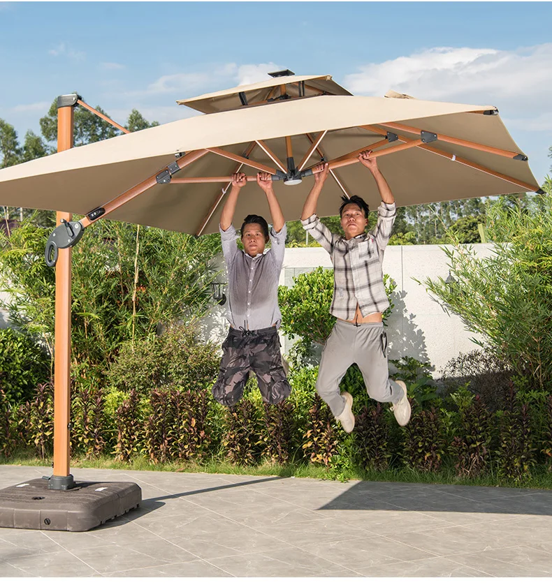 Outdoor Patio Umbrella - Custom Logo Printed Aluminum Frame