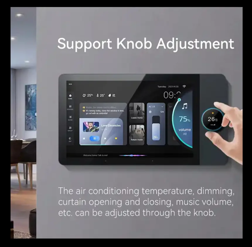 8 Inch Touch Screen Zigbee Gateway for Smart Home Control