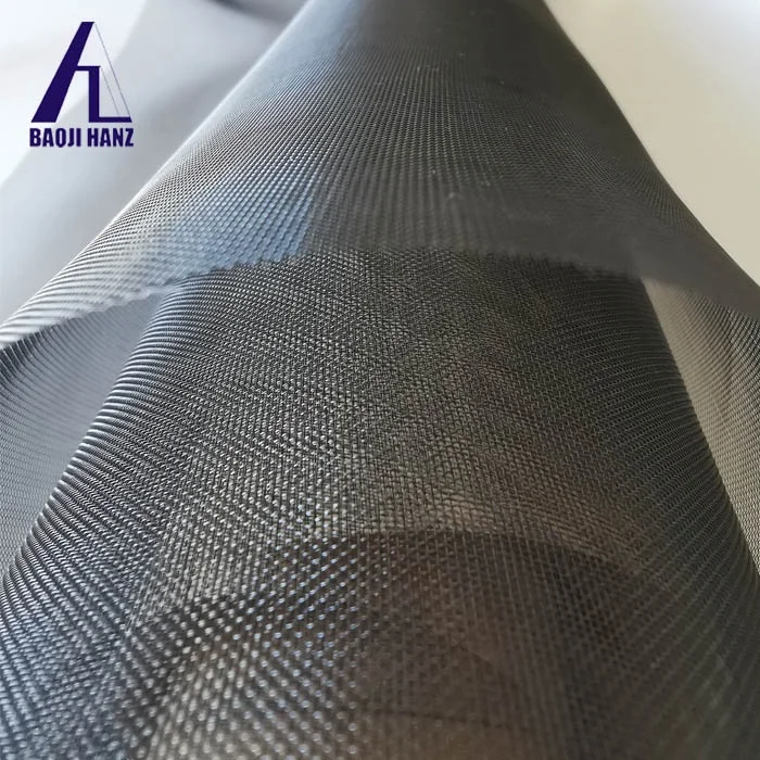 80 100 200 400 50 Micron Thickness Ti Titanium Wire Mesh Screen - Buy ...