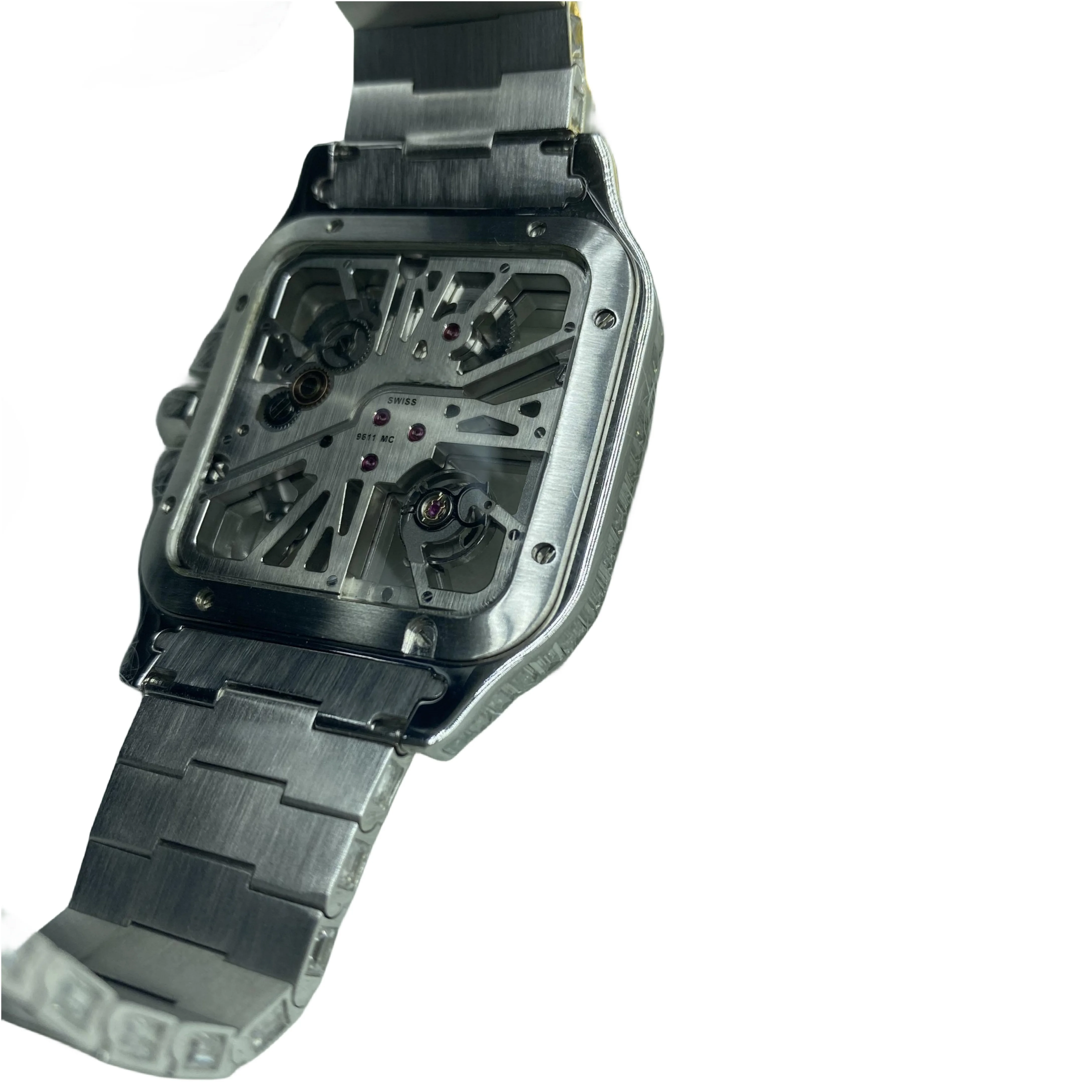Fully Iced Out Moissanite Diamond Iced Out Hip Hop Watch for Men Wrist ...