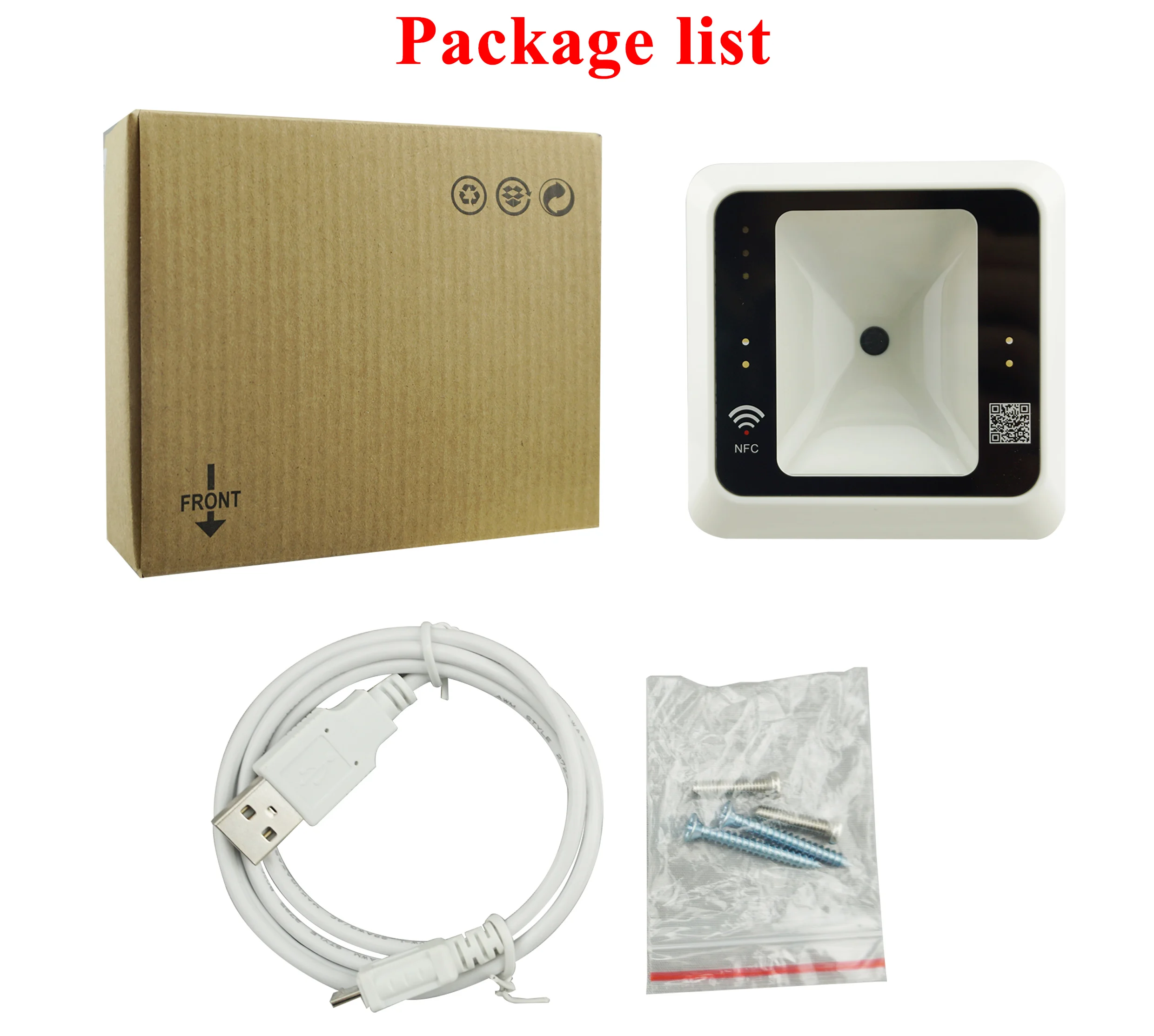 2d Barcode Scanner Qr Code&nfc Rfid Reader With Wiegand And Usb Output ...