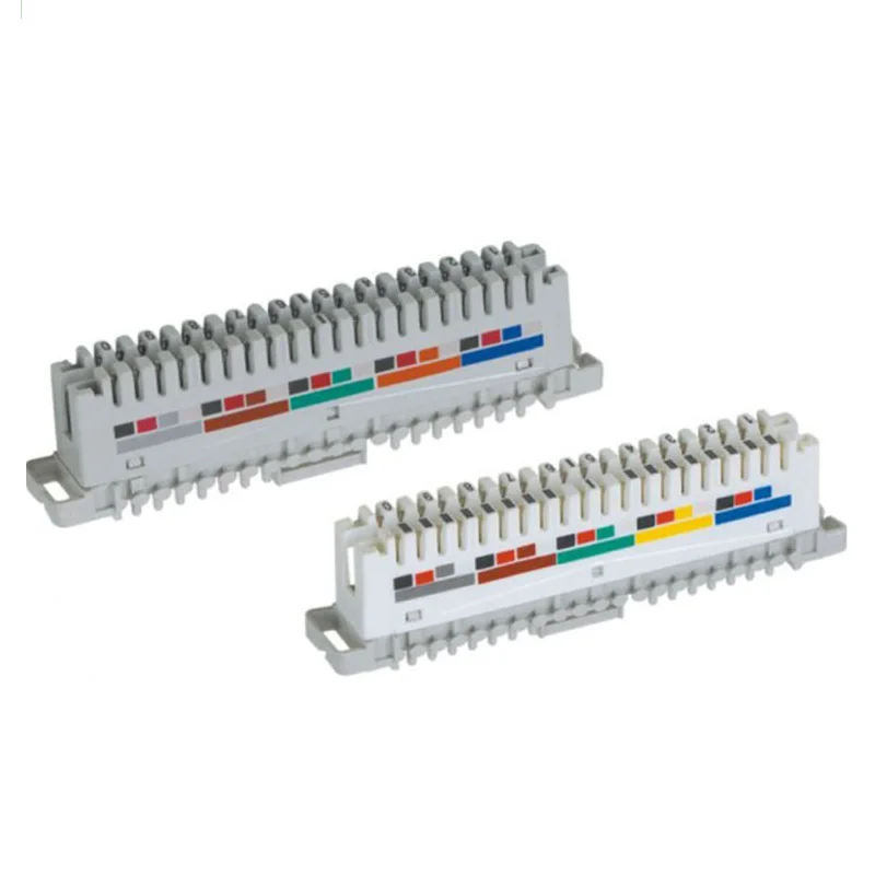 With colour code krone 10 pairs disconnection / connection module ...