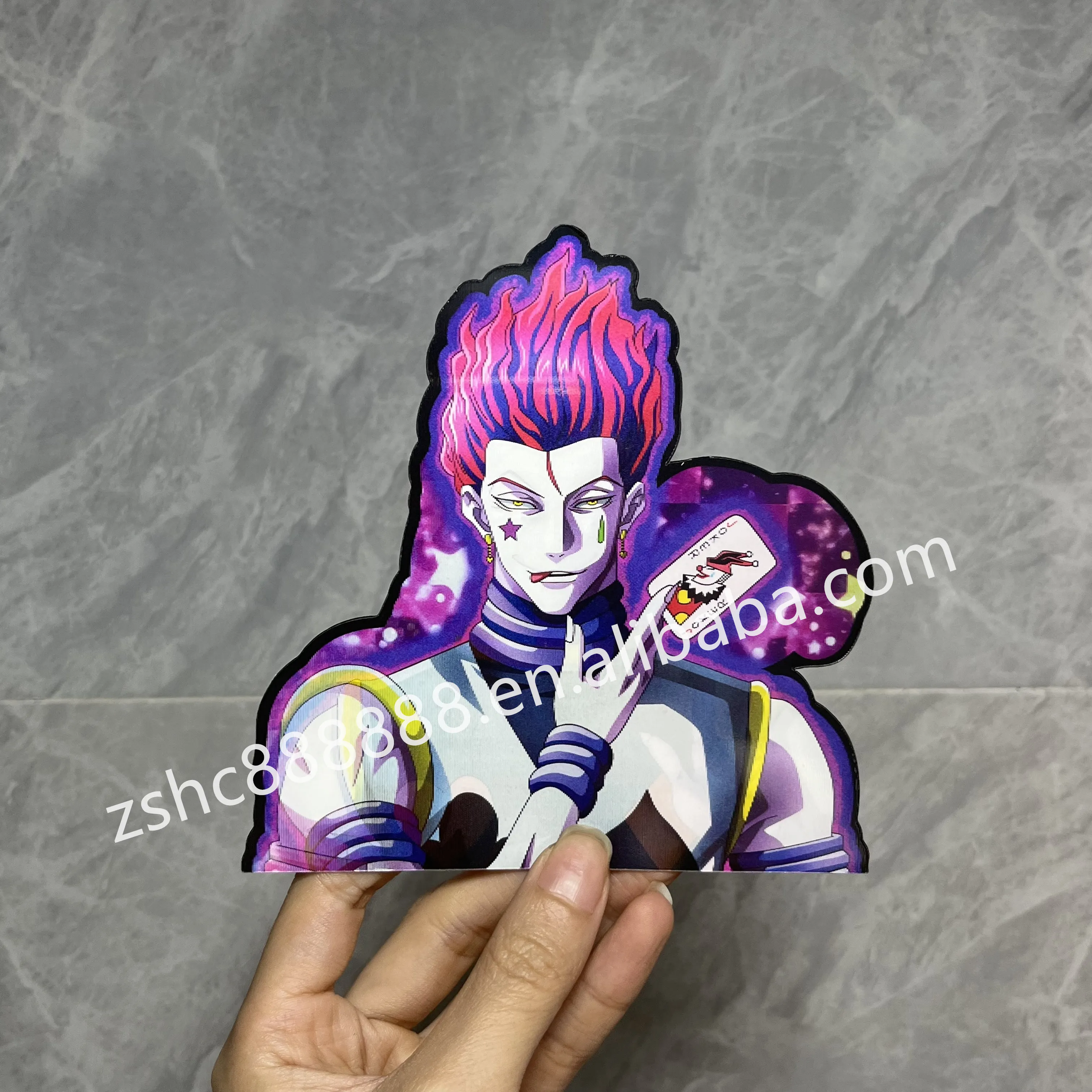 Hunter X Hunter Hisoka Anime Motion Sticker Peeker Sticker