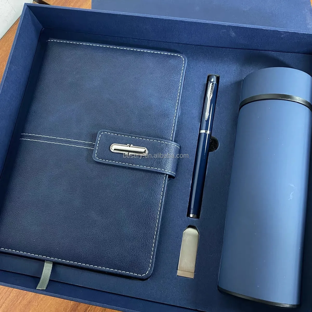 Custom Luxury Business A5 Notebook with Pen & Gift Set