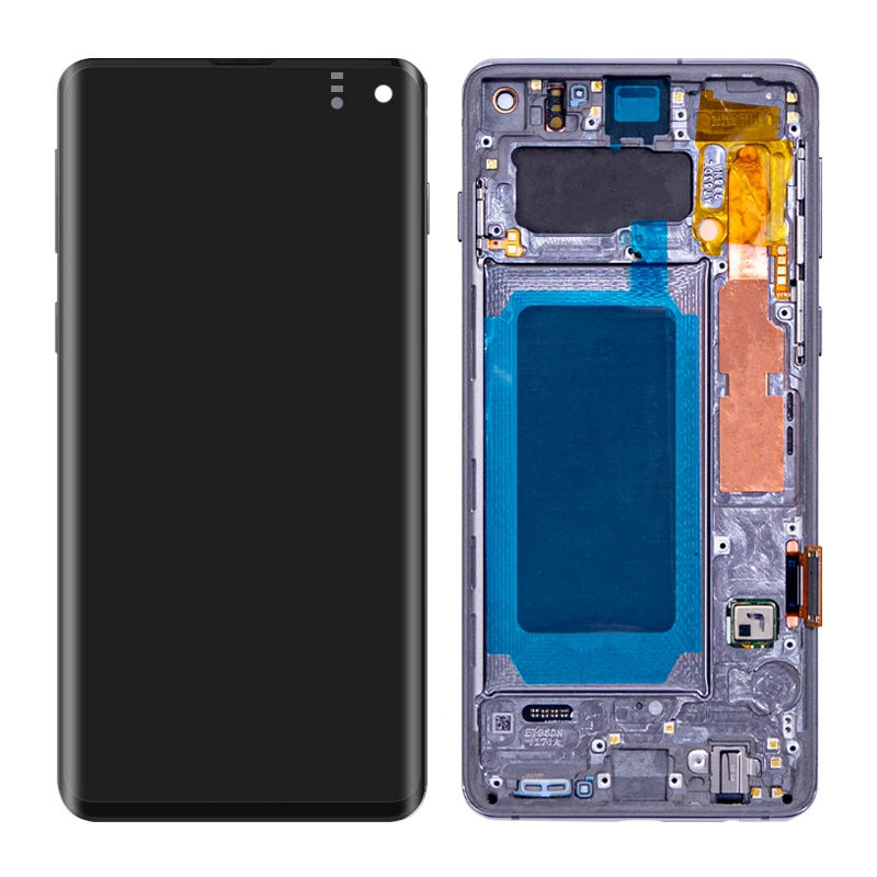 Original OLED With Frame Mobile Phone LCD Display Touch Screen for ...
