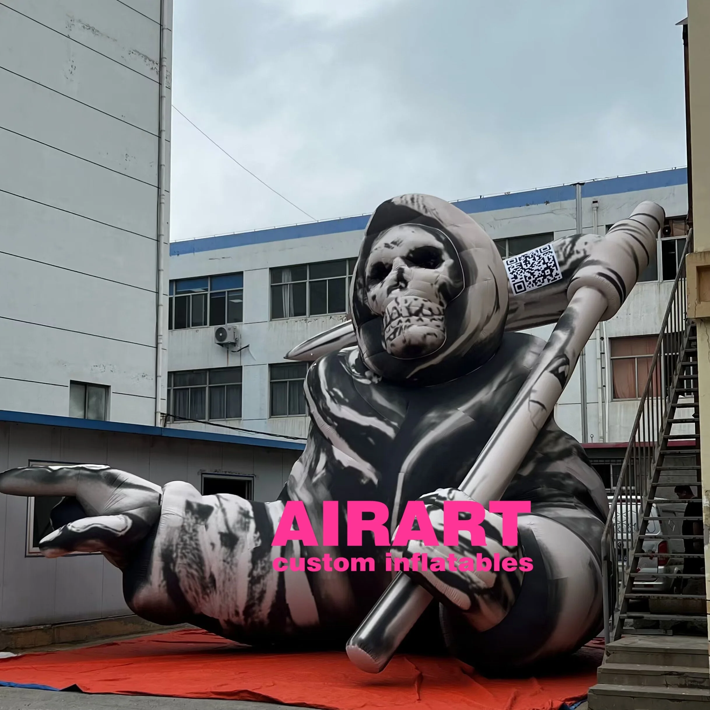 Giant Inflatable Halloween Skeleton Balloon Inflatable Hanging Skeleton ...