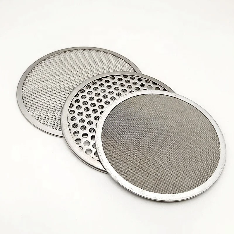 Stainless Steel 304 Etched Coffee Filter Wrapped Edge Spot Welded ...