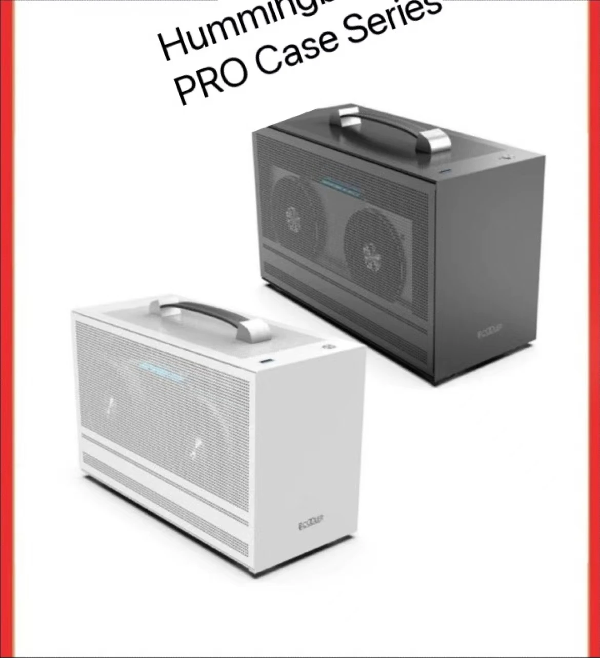 3.3L Small Mini ITX Computer case ITX Mini NAS Server With Handle ...
