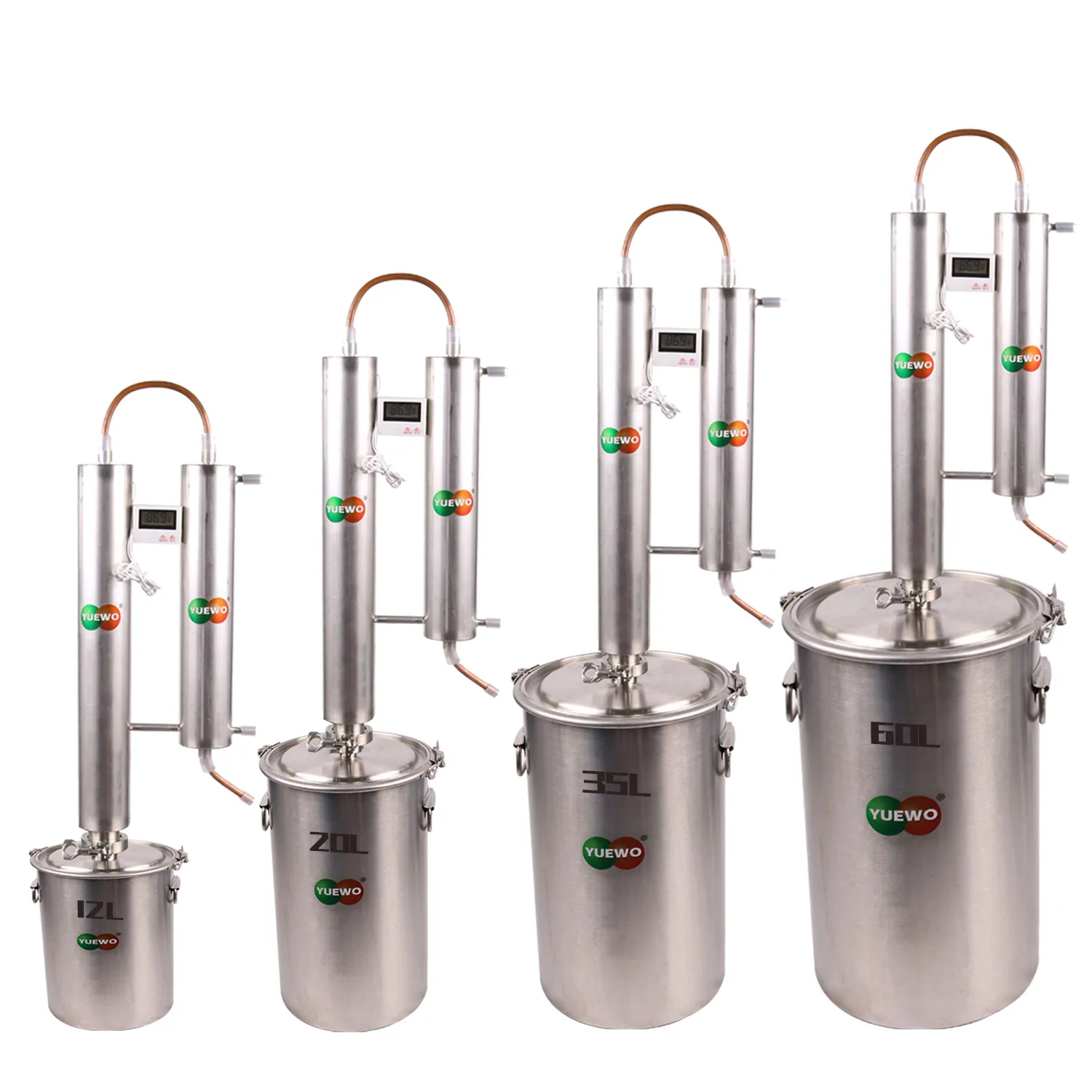 20l Essential Oil Distillation Machine Alkol Distiller Beer Brewing ...