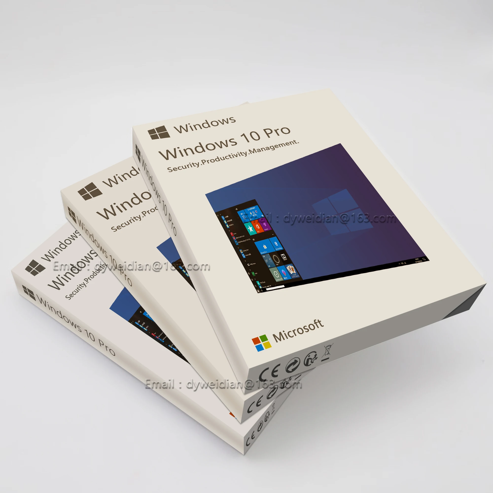 Windows 10 Pro Usb 3.0 Key Bootable Fpp Multilingual Retail Box 64-bit ...