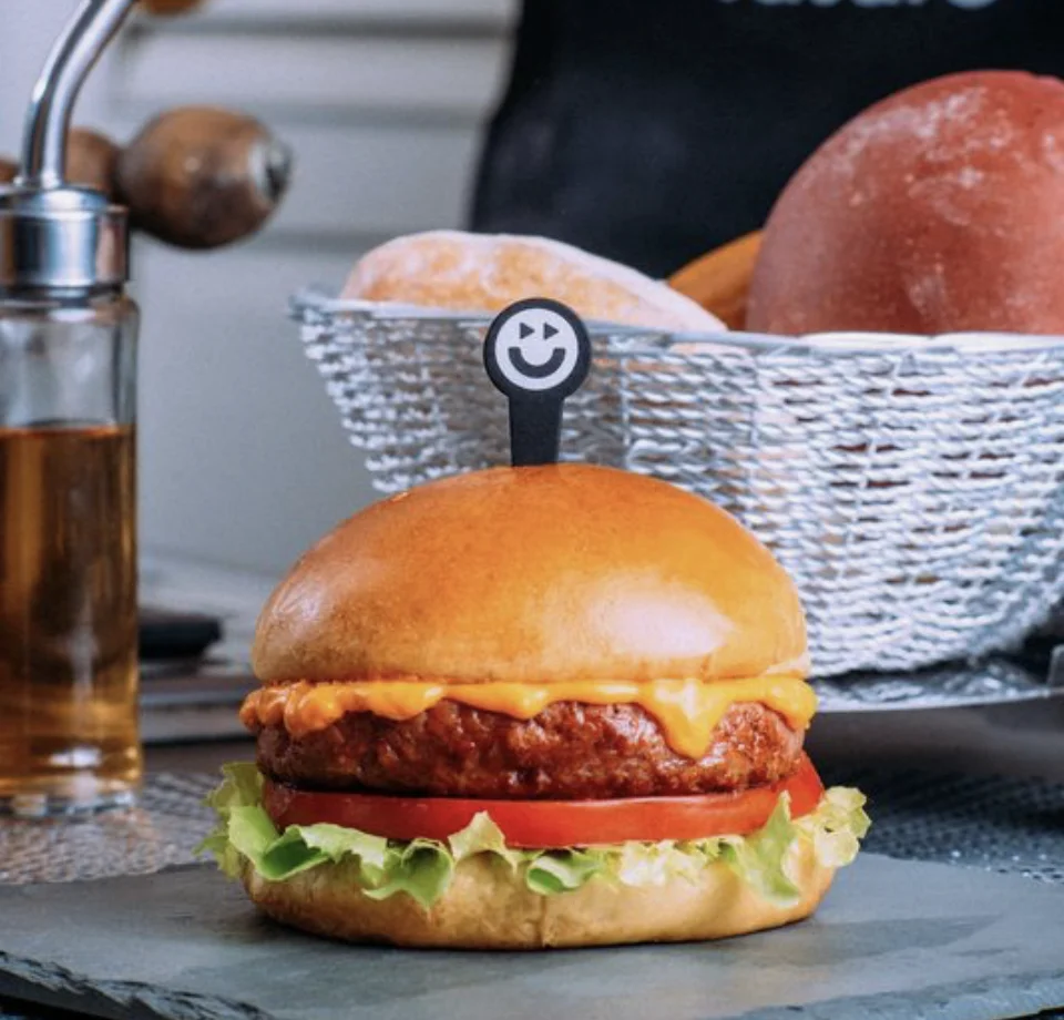 Disposable Food Grade Dessert Sandwich Cake Markers Custom Logo Burger ...