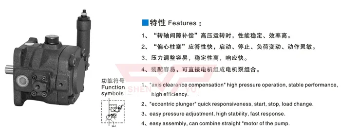 HVP Series Variable Displacement Vane Pump Mini Small Hydraulic Oil ...
