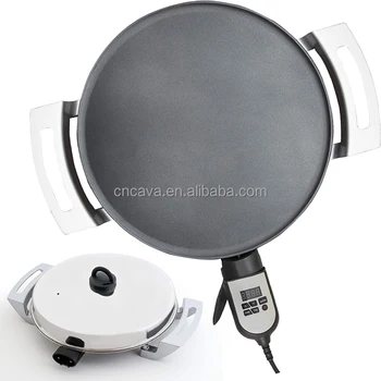 Mogogo Mitad Niat 16" Electric Griddle For Injera Pizza Pita Pancake ...