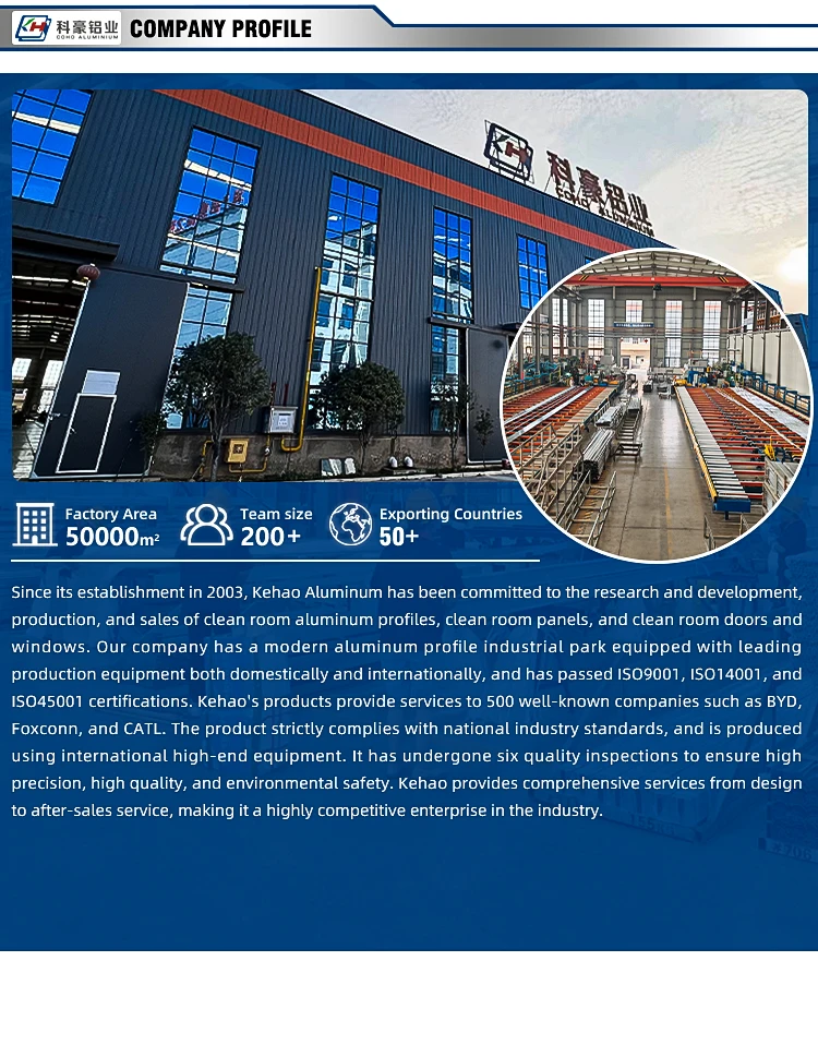 H-Shape Cleanroom Aluminum Profiles for Superior Protection| Alibaba.com