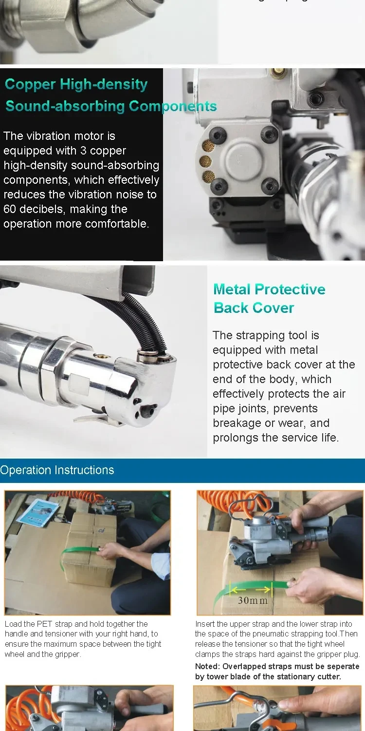 Semi-automatic Bundler Portable Pneumatic Hand Tool For Pp/pet ...