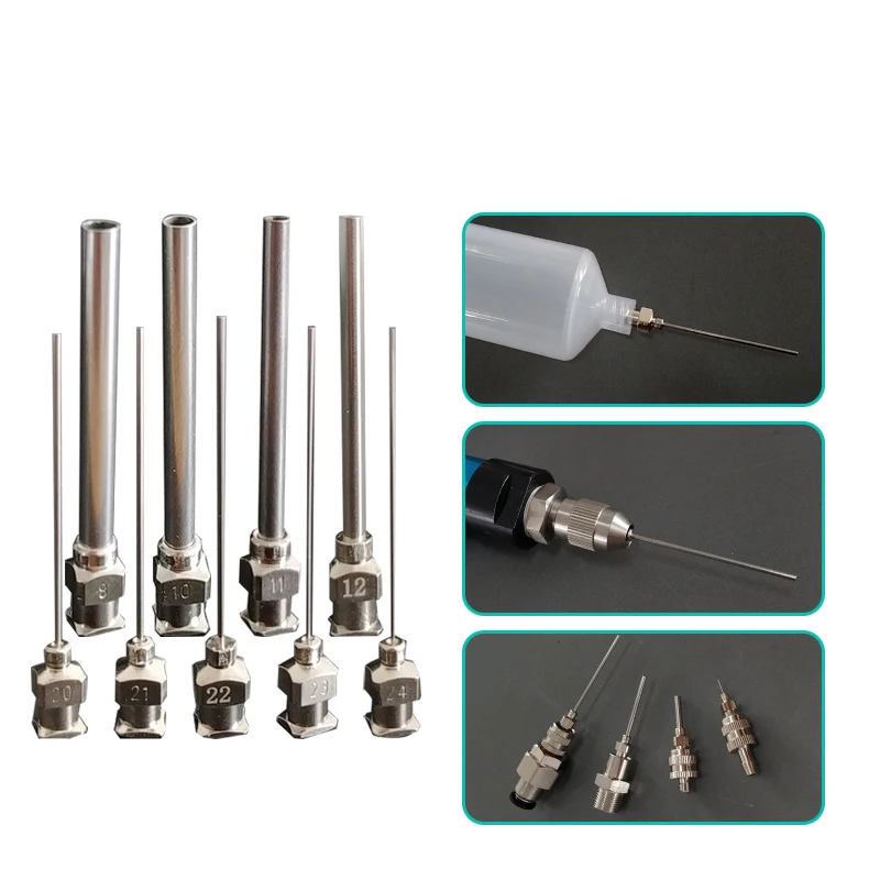 Good Quality 60mm Stainless Steel Blunt Dispenser Tip Dispensing ...