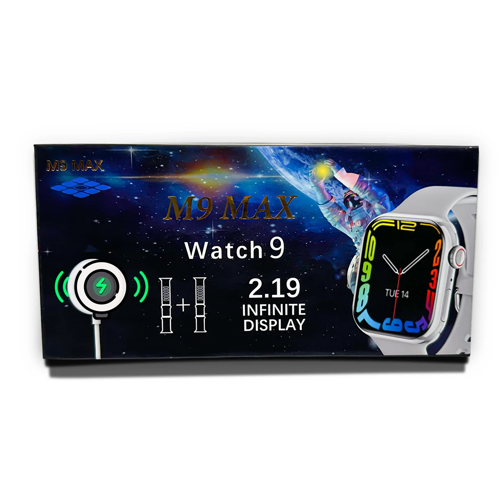 Fashion M9 Max Smartwatch Message Reminder 2.19 Inch Step Sleep ...