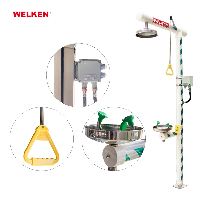 Economical Explosion Proof Cable Traced Eye Wash Shower And Eyewash ...