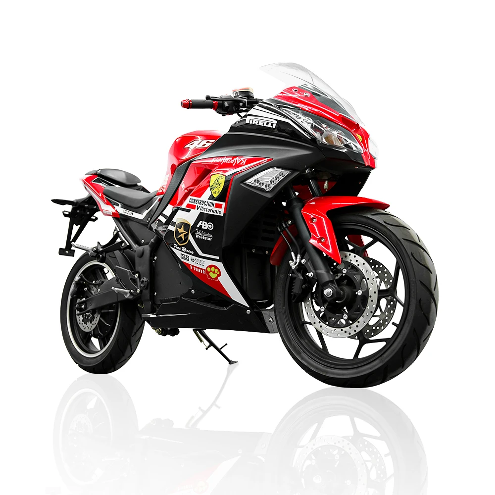 Modern Racing Electric Motorcycle Eec 5000w 8000w For Adult 72v 50ah ...