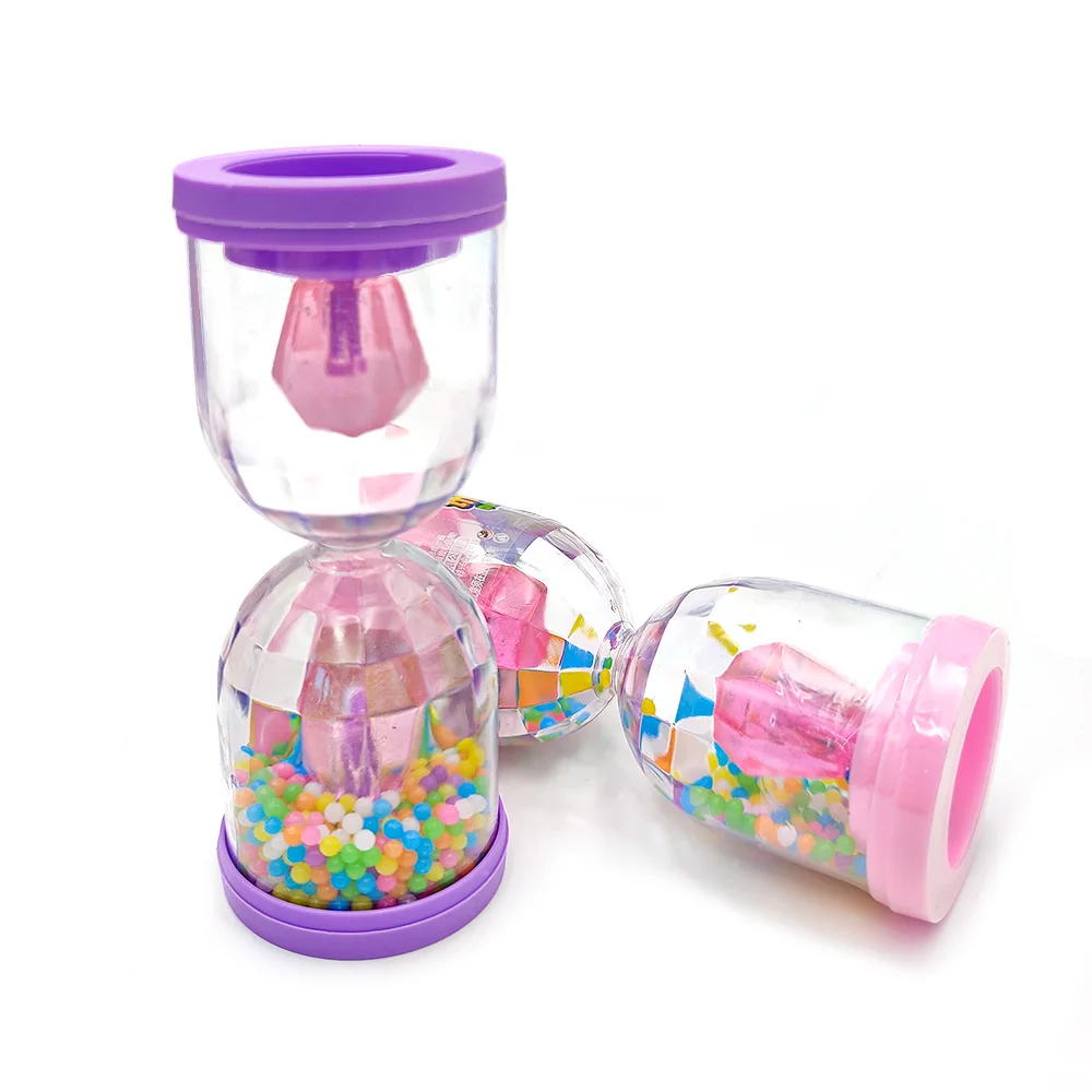 New Design 2024 Hot Sale Halal Confectionery Toy Hourglass With Jelly ...