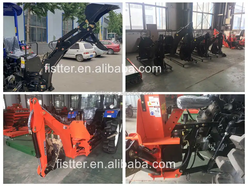 Agri Machinery Towable Backhoe Attachment Compact Tractor