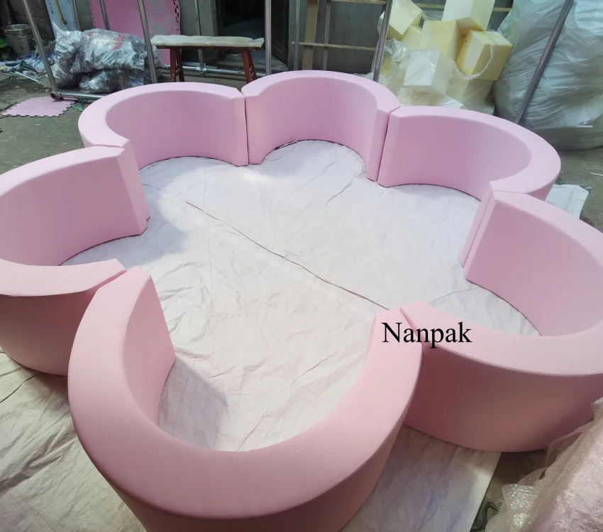 Popular Daisy Flower Ball Pit for Kids - White Pink Purple Soft Play ...