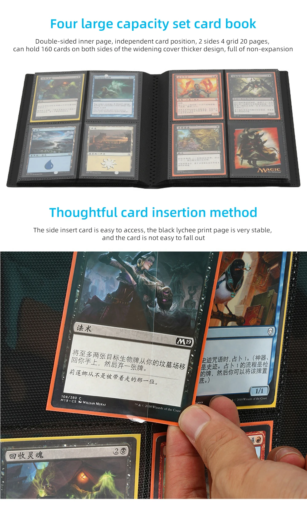 Torson Card Slab Binder - Perfect for 160+ Pokemon Cards