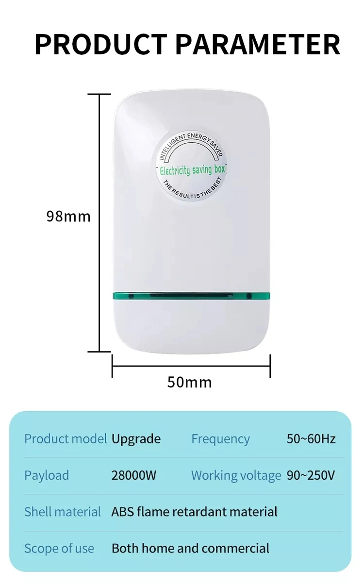 Energy-saving Power Box with EU/US/UK/AUS Plug for Home