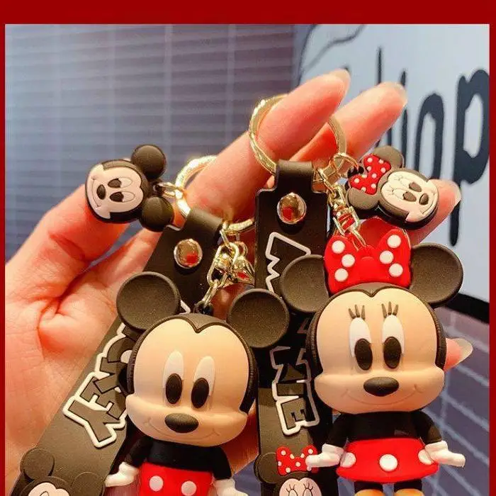 3d Pvc Kawaii Cute Promotional Gifts Cartoon Character Keyring Key ...